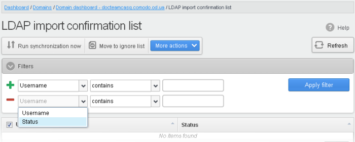 LDAP Import Confirmation List, Active Directory Administration, Email Spam Software, Secure ...